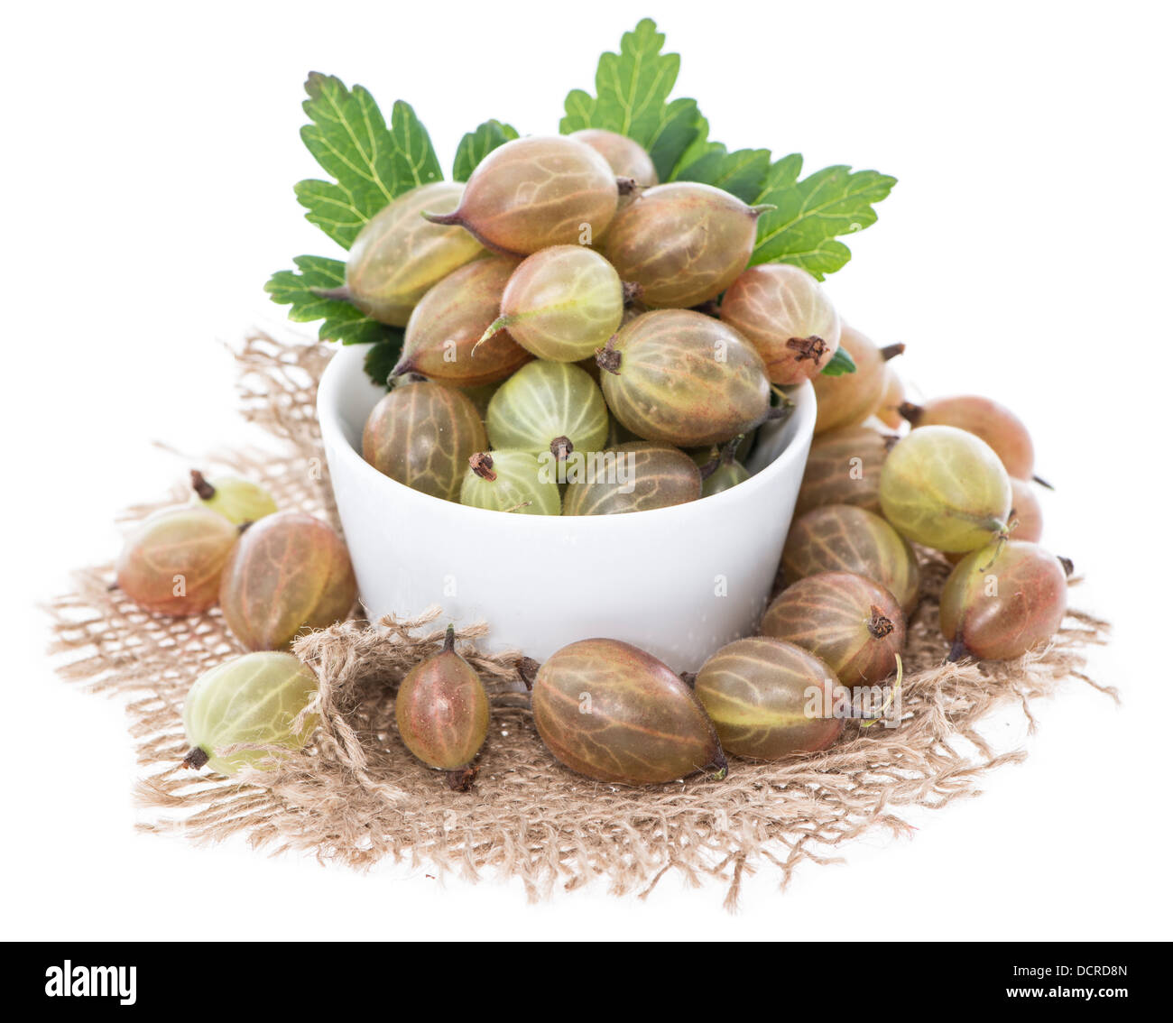 Isolated Gooseberries (on white background Stock Photo - Alamy