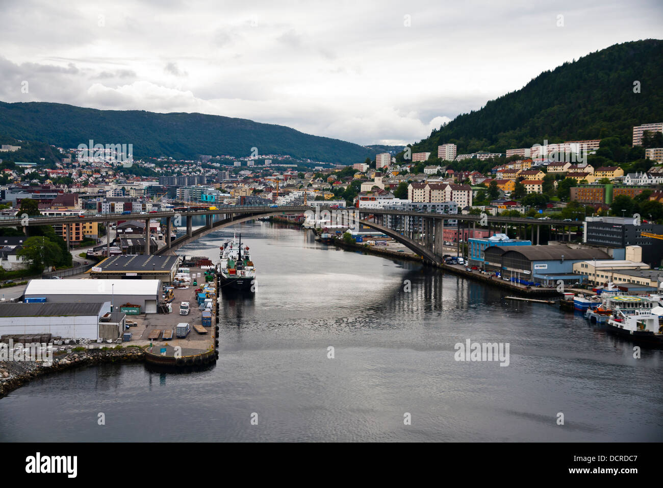 Port of Bergen, (Bryggen), Norway, Scandinavia. North Europe Stock ...