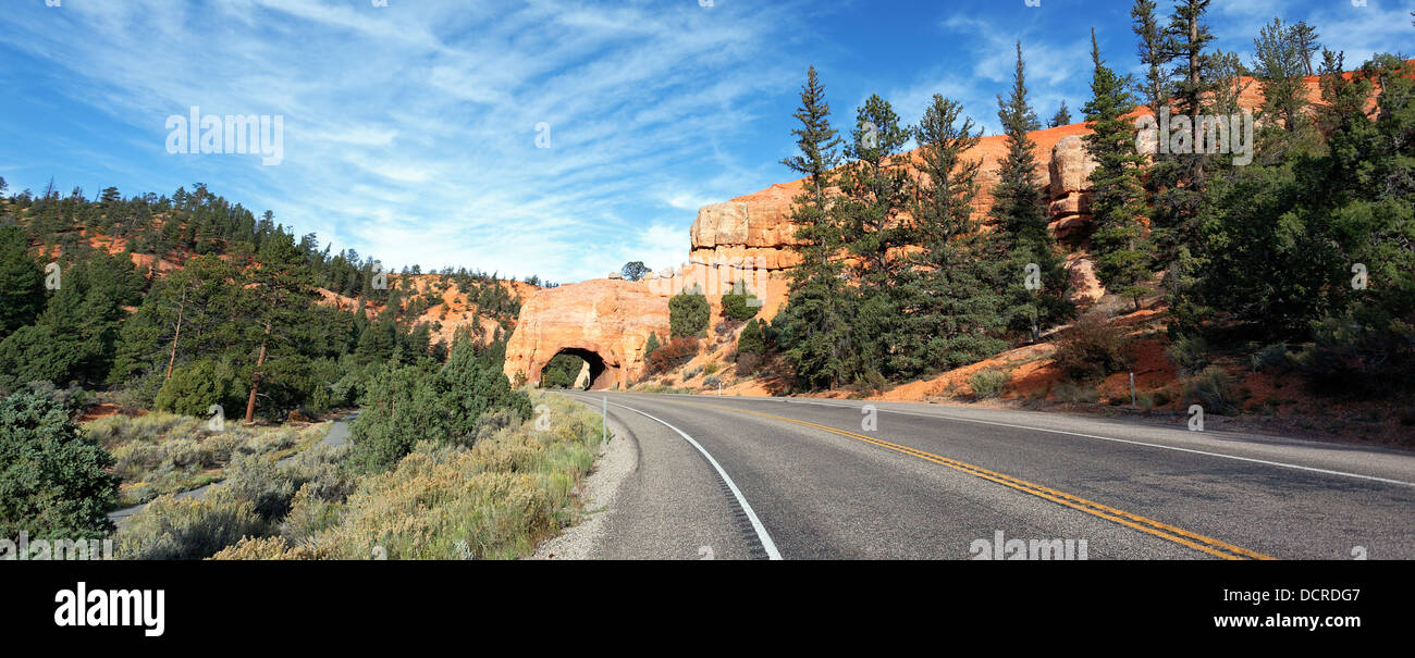 Road to Bryce Canyon, panoramic view Stock Photo - Alamy