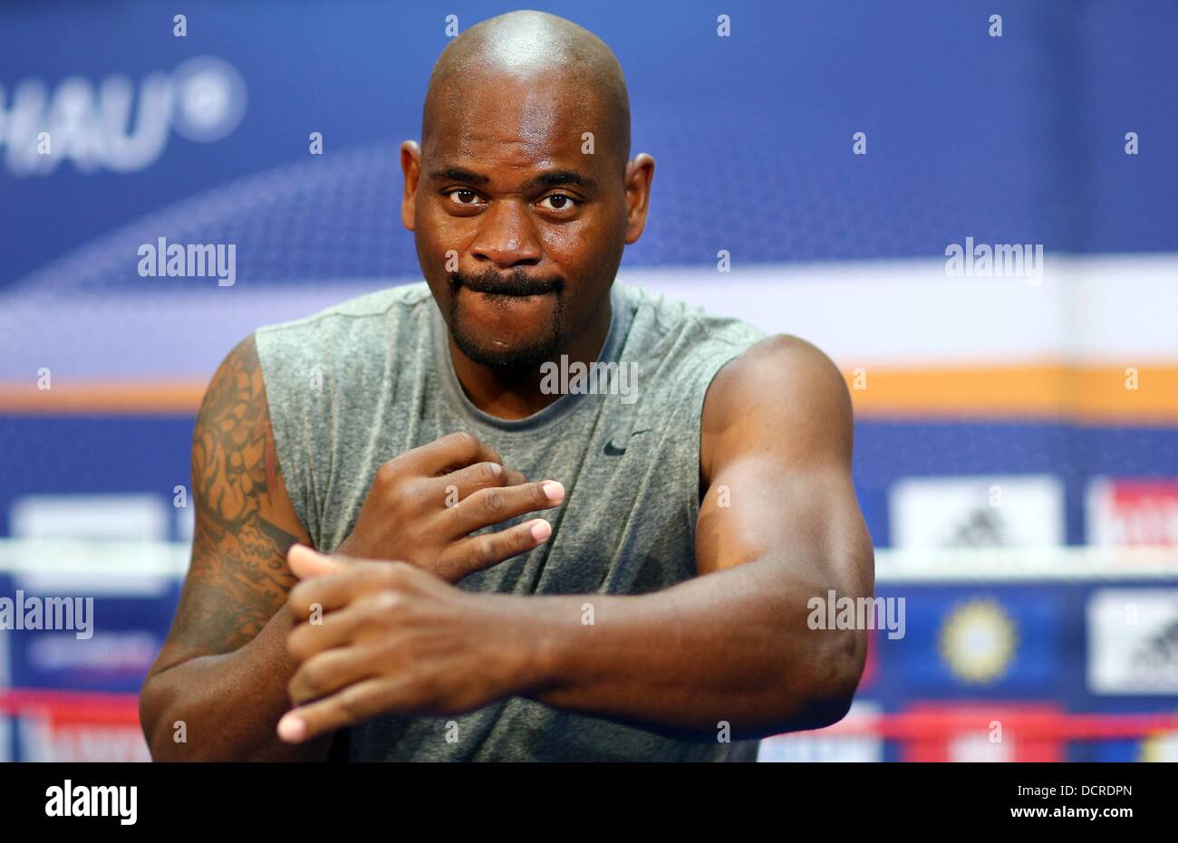 US professional boxer Tony Thompson from Bulgaria is pictured during a ...