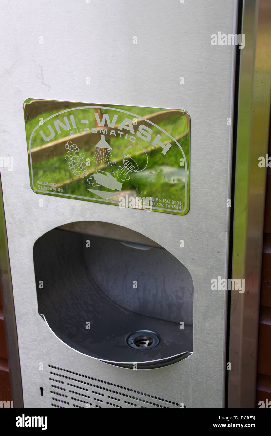Uni Wash automatic hand wash machine Stock Photo - Alamy