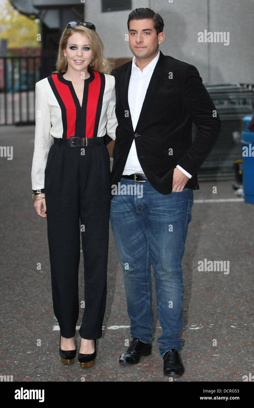 Lydia Rose Bright AKA Lydia Bright and James Argent at the ITV studios ...