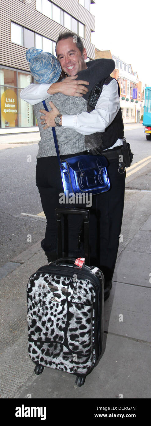 X Factor finalist Misha Bryan arriving at rehearsals London, England ...