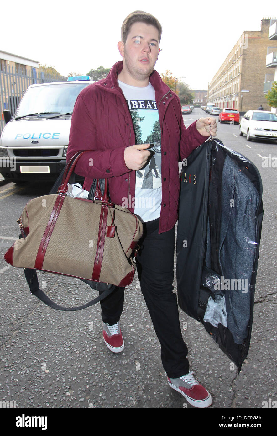 X Factor finalist Craig Colton arriving at rehearsals London, England ...