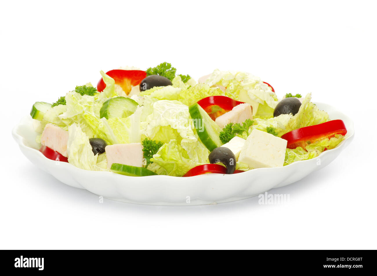 Tomatoes in plate diet Cut Out Stock Images & Pictures - Alamy