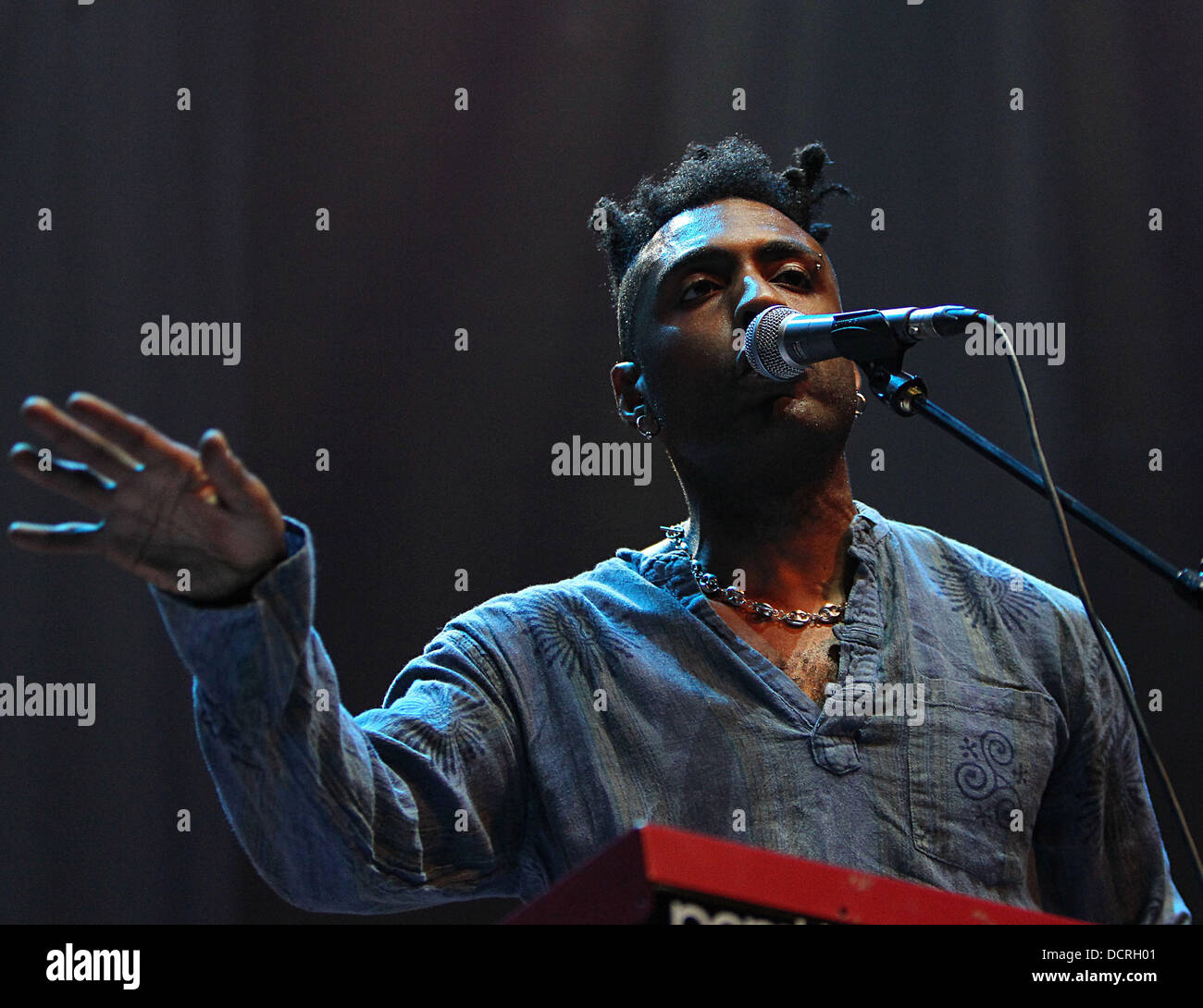 British soul singer, Omar Lye-Fook performing live at The Royal Albert ...