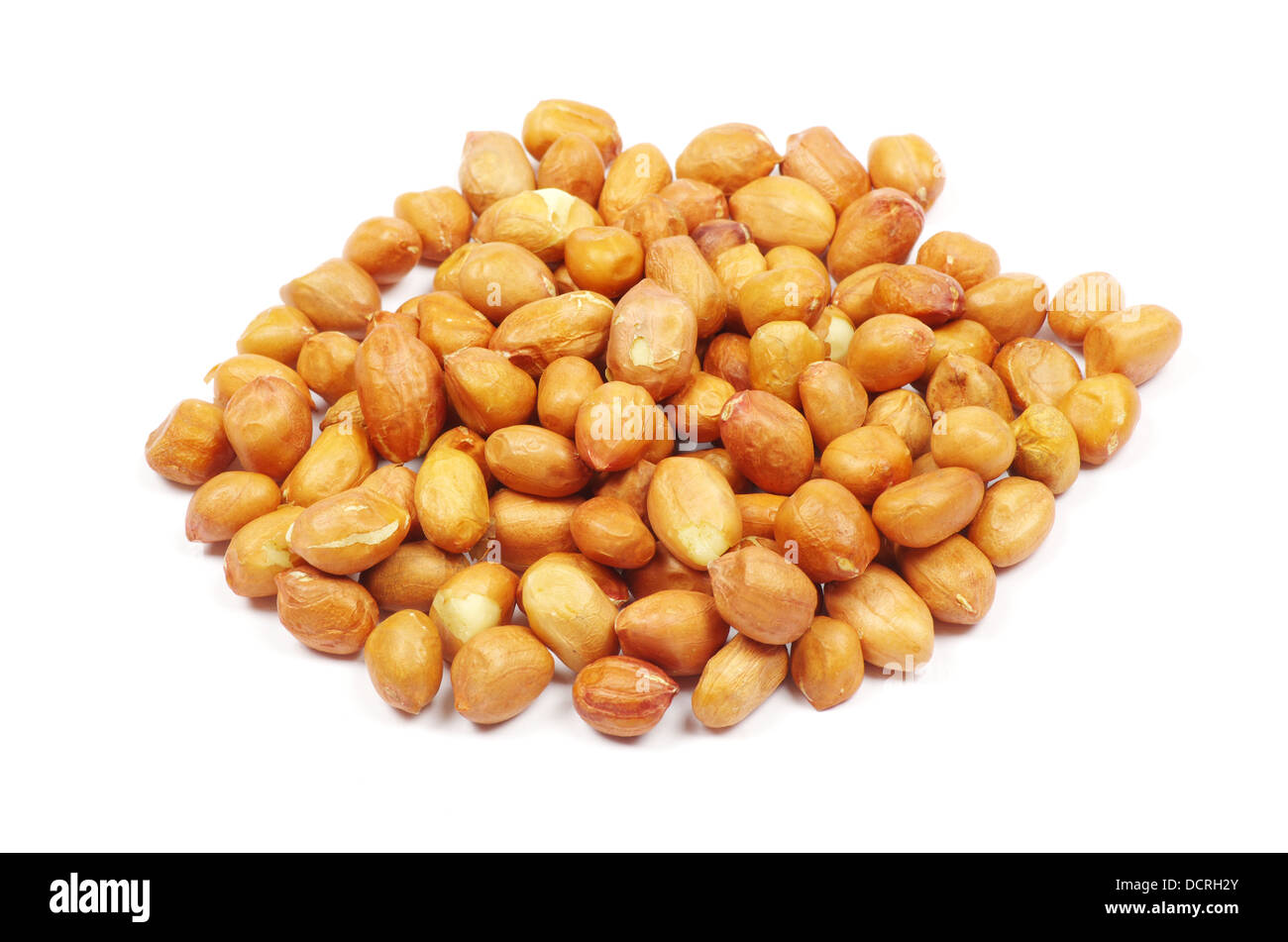 peanuts on white Stock Photo - Alamy