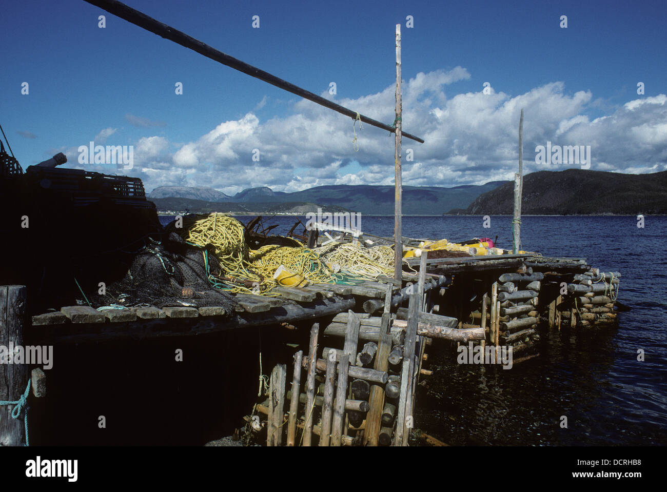 Fishing dock, Gros Morne National Park, Woody Point, Newfoundland ...