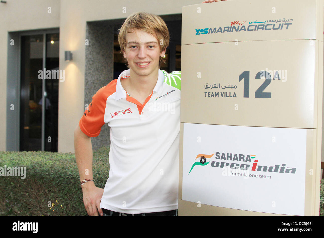 Rookie race car driver Johnny Cecotto of Venezuela gets his first F1 ...