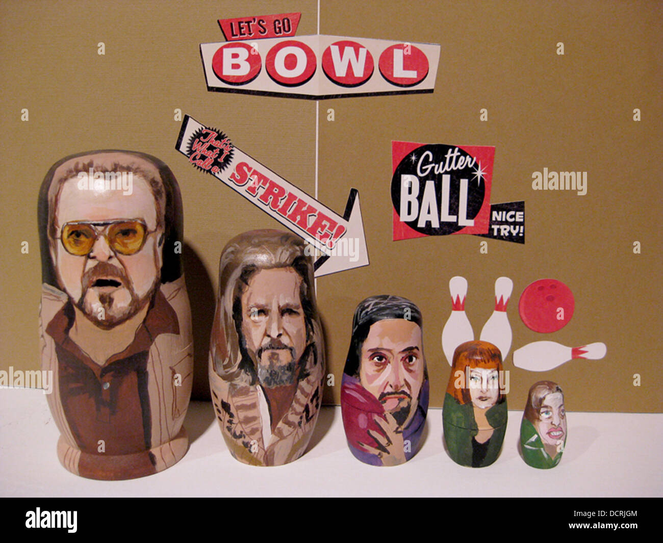 Pop Culture Nesting Dolls Picture shows: The Big Lebowski Ginger ...