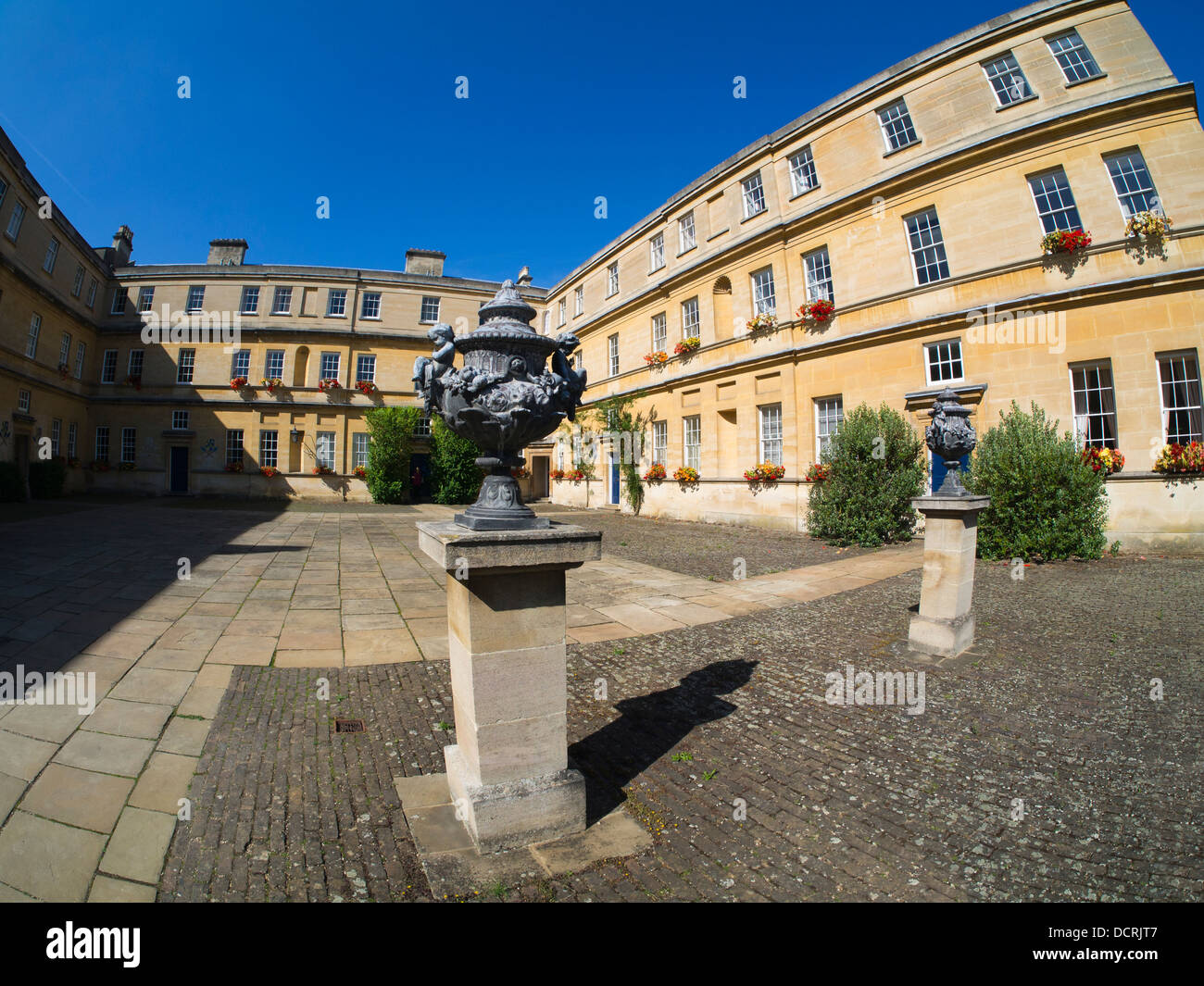 Fisheye view of the garden quadrangle of Trinity College, Oxford 2 ...