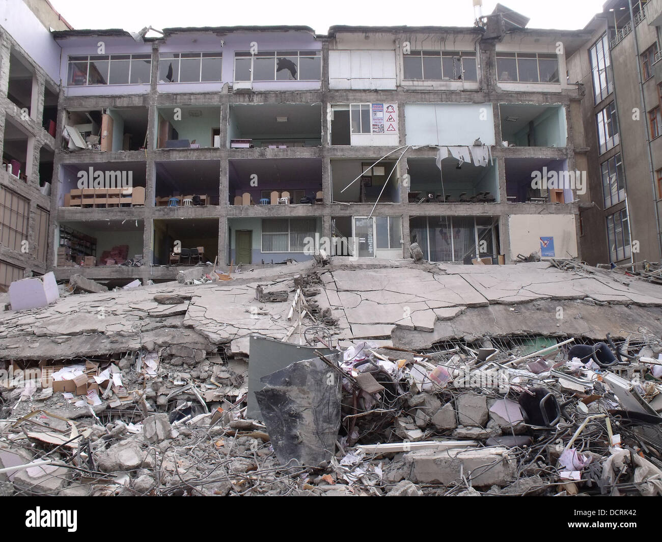 Atmosphere The aftermath of the 7.2 Earthquake in Van, Turkey. With the ...