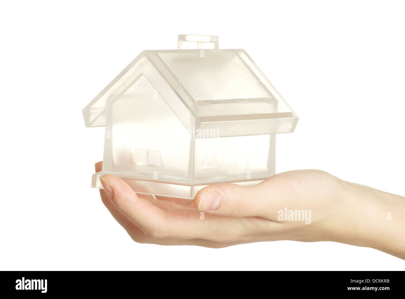 house in hand Stock Photo - Alamy
