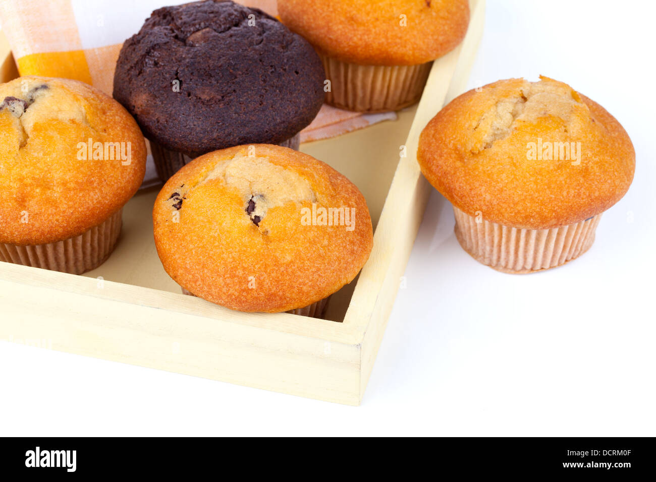 muffins, on white background Stock Photo - Alamy