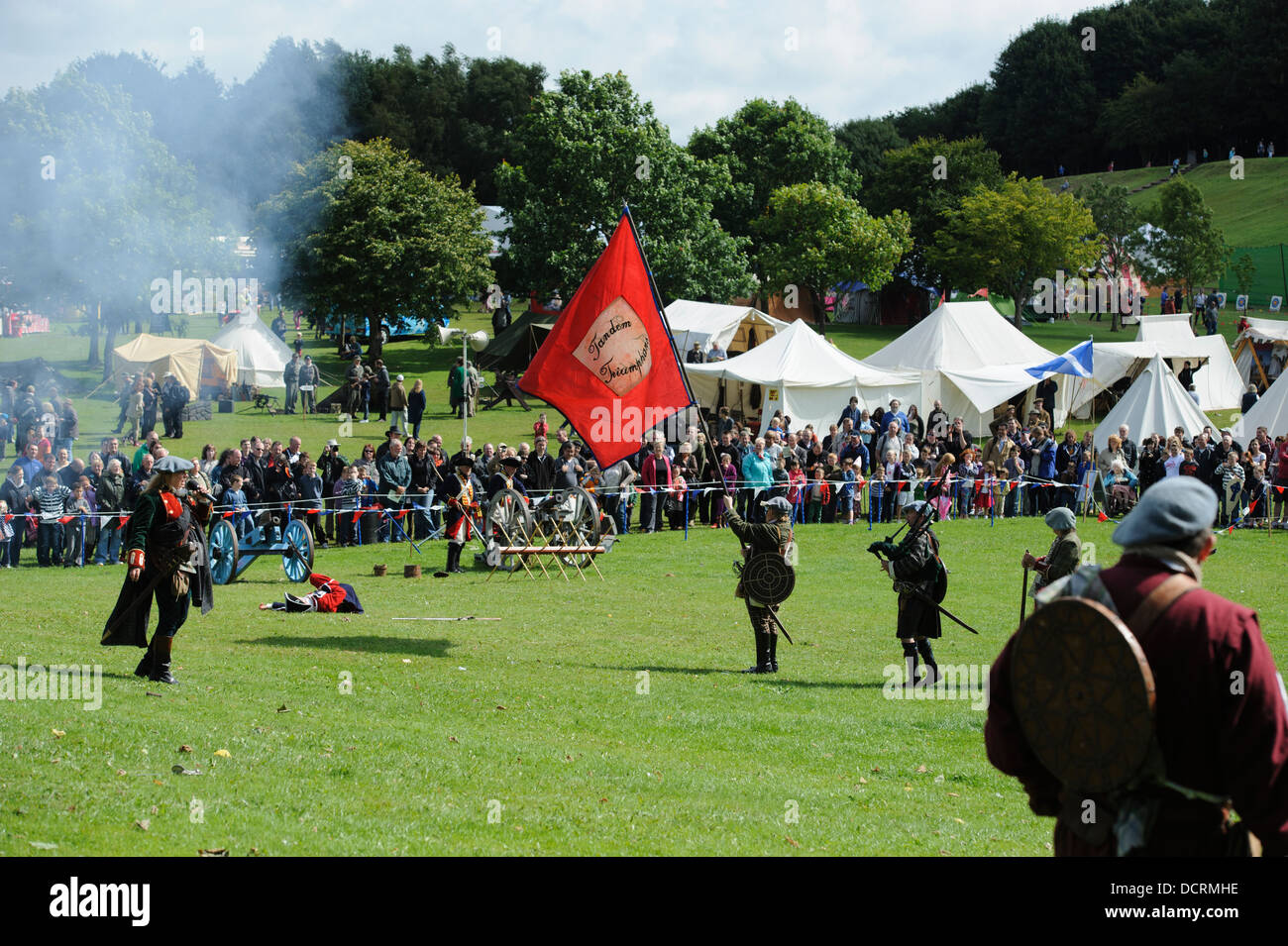 Redcoats battle the Jacobites during a re-enactment at Scotland's ...