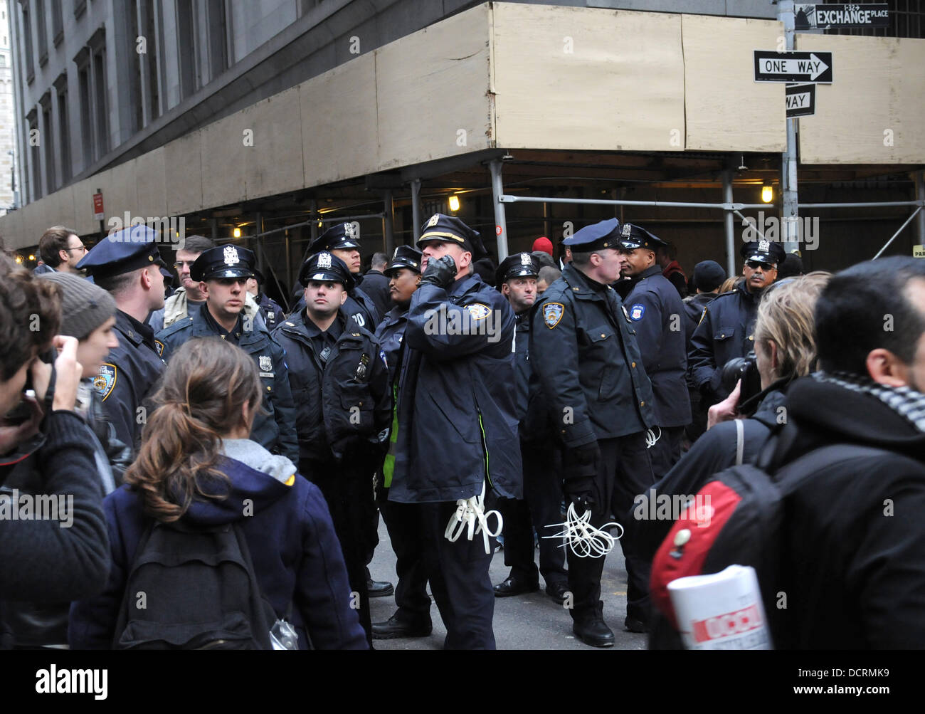 Atmosphere The Occupy Wall Street movement marches through Lower ...