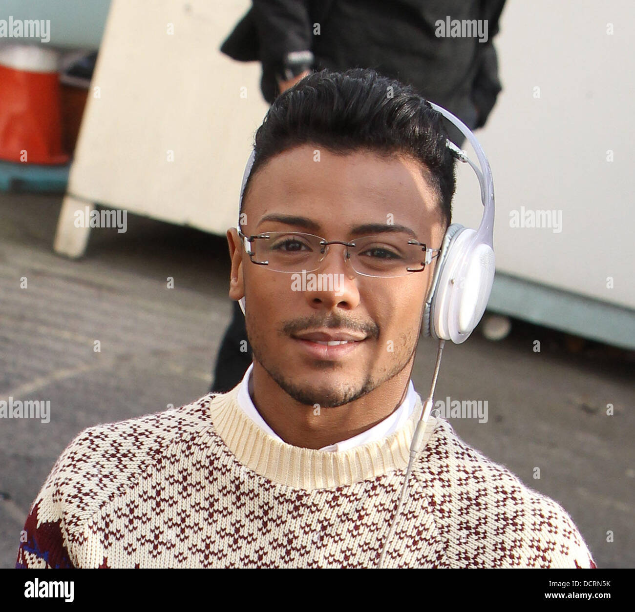 Marcus Collins arrives at 'The X Factor' studios for rehearsals London ...