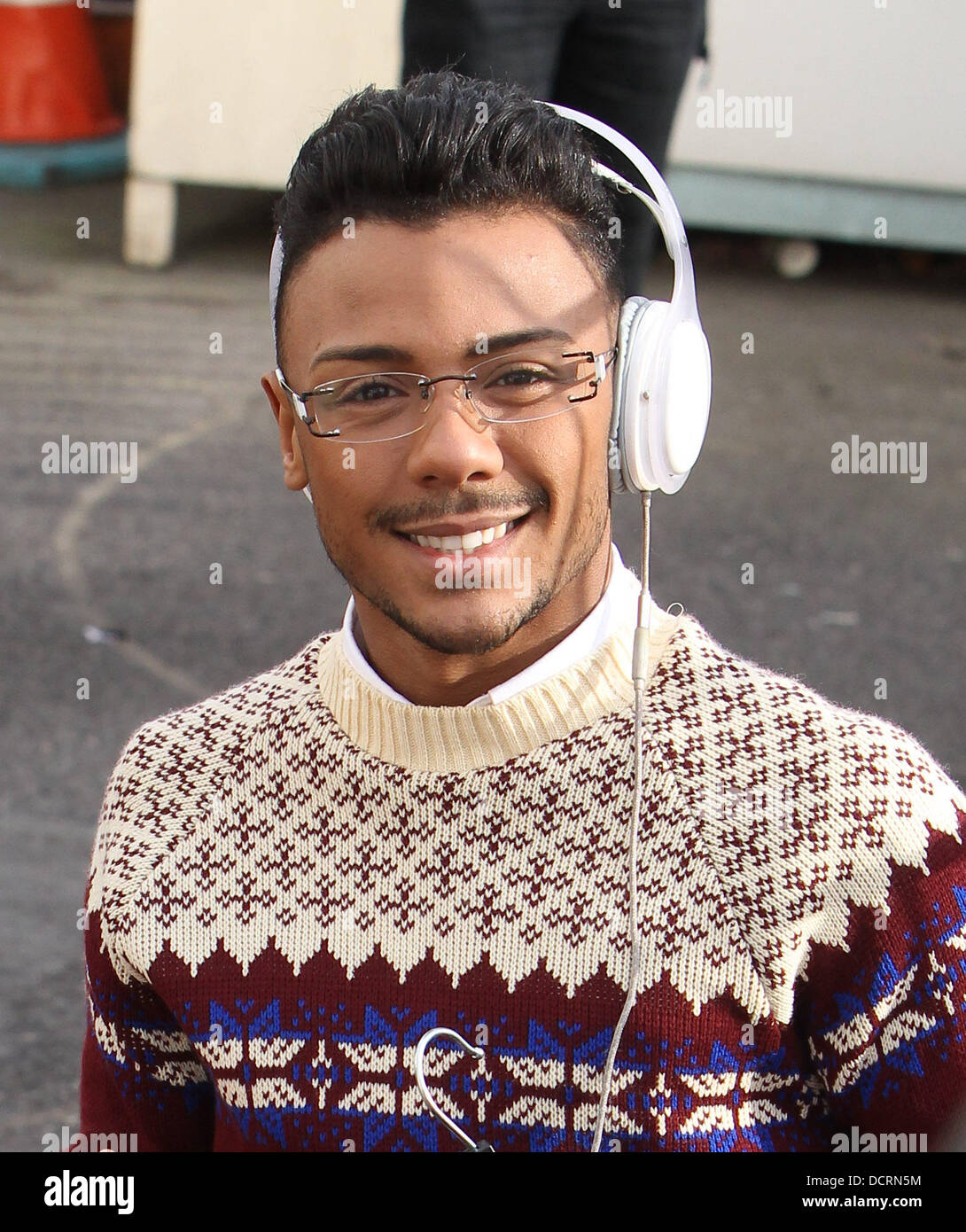 Marcus Collins arrives at 'The X Factor' studios for rehearsals London ...