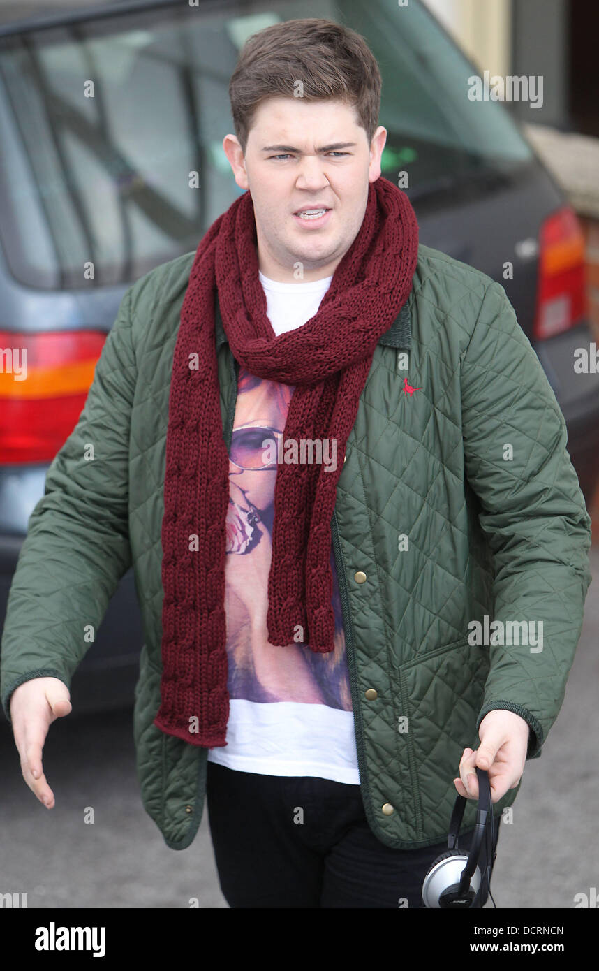 Craig Colton arrives at 'The X Factor' studios for rehearsals London ...
