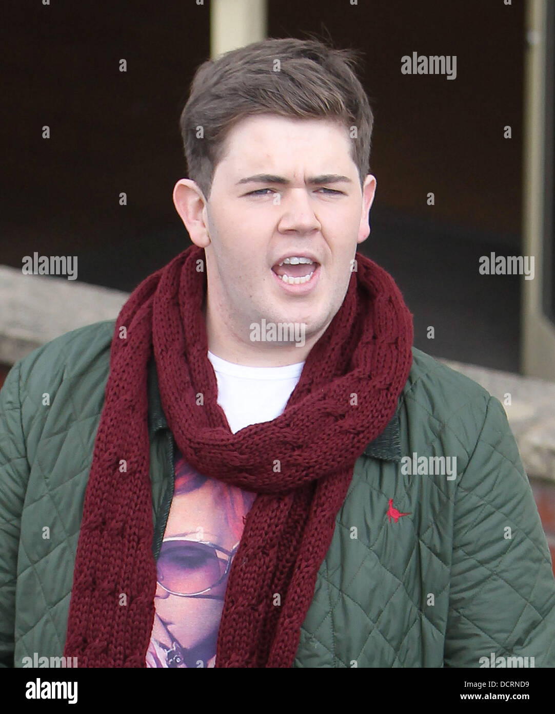 Craig Colton arrives at 'The X Factor' studios for rehearsals London ...