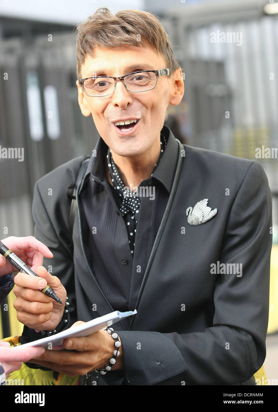 Johnny Robinson at the ITV studios London, England - 18.11.11 Stock ...