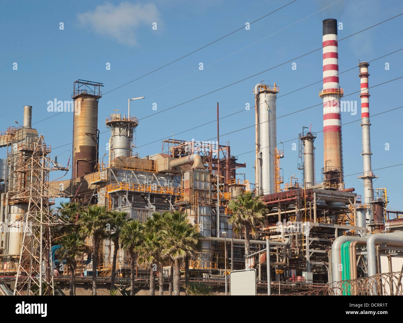 La Linea De La Concepcion, Cadiz, Spain; Petrochemical Installation ...