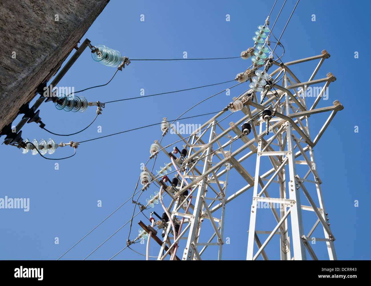 Wires low tension electricity hi-res stock photography and images - Alamy