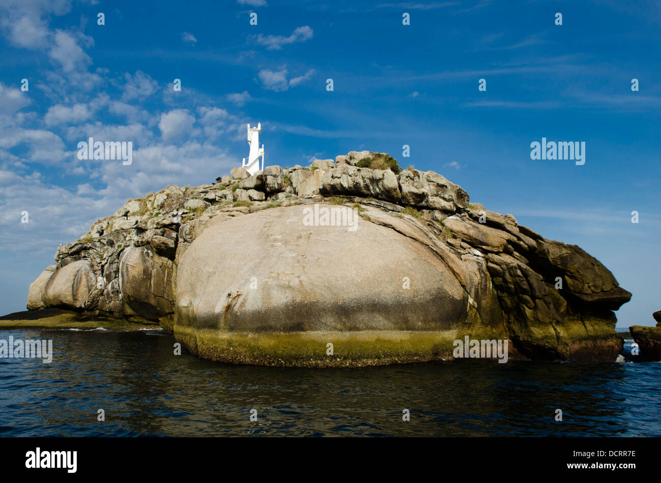 lighthouse island, Alcatrazes archipelago, Sao Paulo, Brazil Stock ...