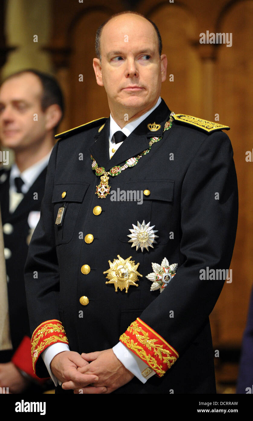 Prince Albert of Monaco The Monaco Royal family celebrate Monaco ...