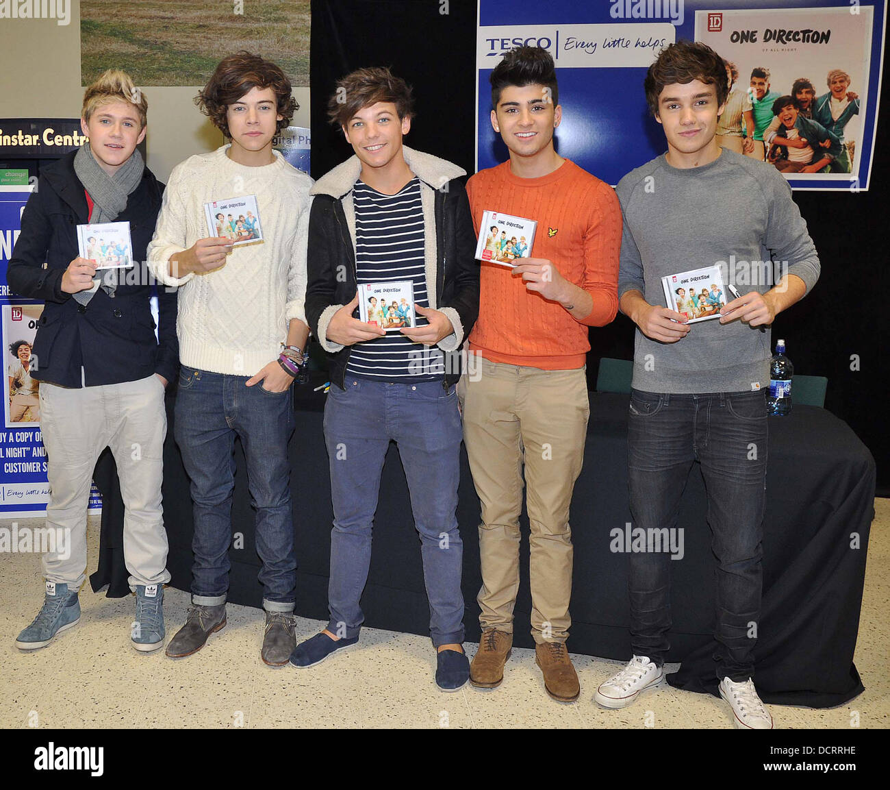 Niall Horan, Harry Styles, Louis Tomlinson, Zayn Malik and Liam Payne One Direction attend a ...