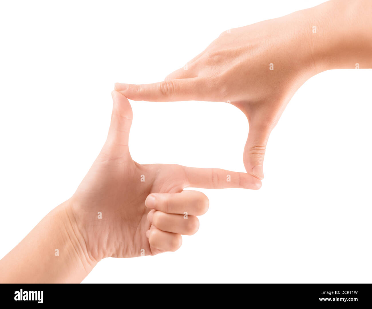 Composition gesture isolated Stock Photo - Alamy
