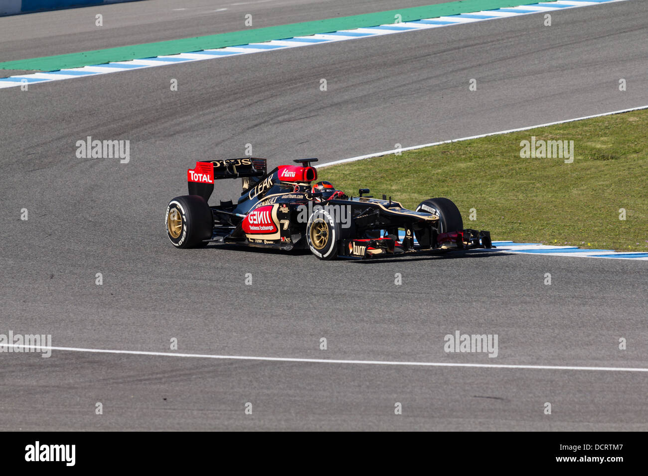 Lotus F1 Team - Kimi Raikkonen - 2013 Stock Photo - Alamy