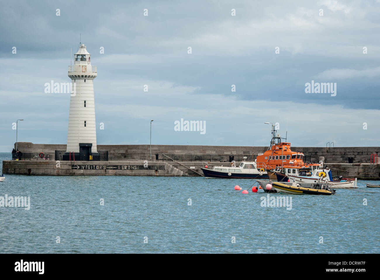 Donaghadee lifeboat lighthouse hi-res stock photography and images - Alamy