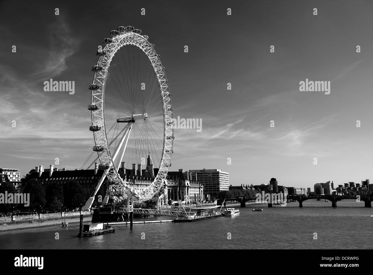 London 1999 view Black and White Stock Photos & Images - Alamy