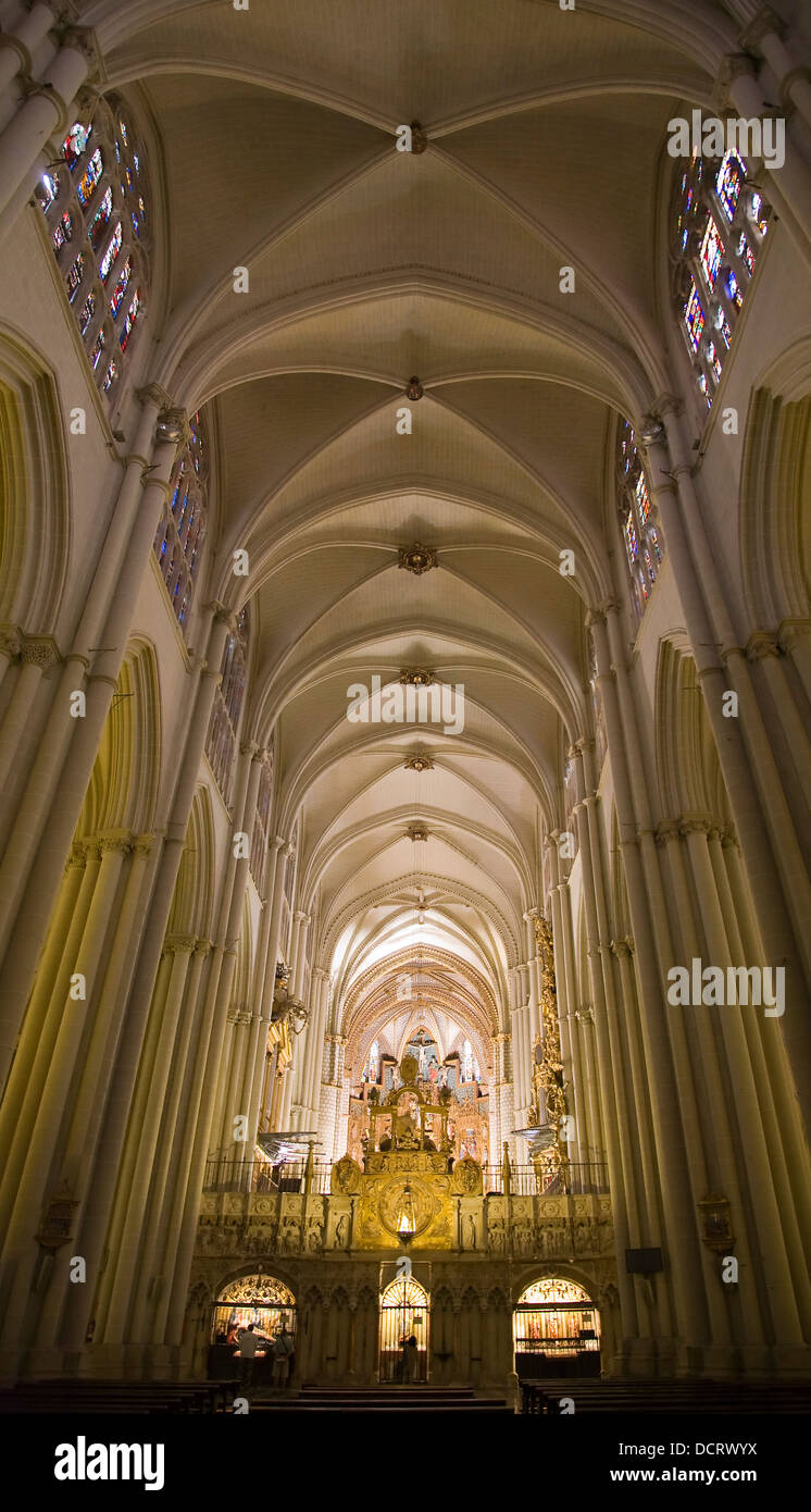 Toledo Cathedral Interior Stock Photos & Toledo Cathedral Interior ...