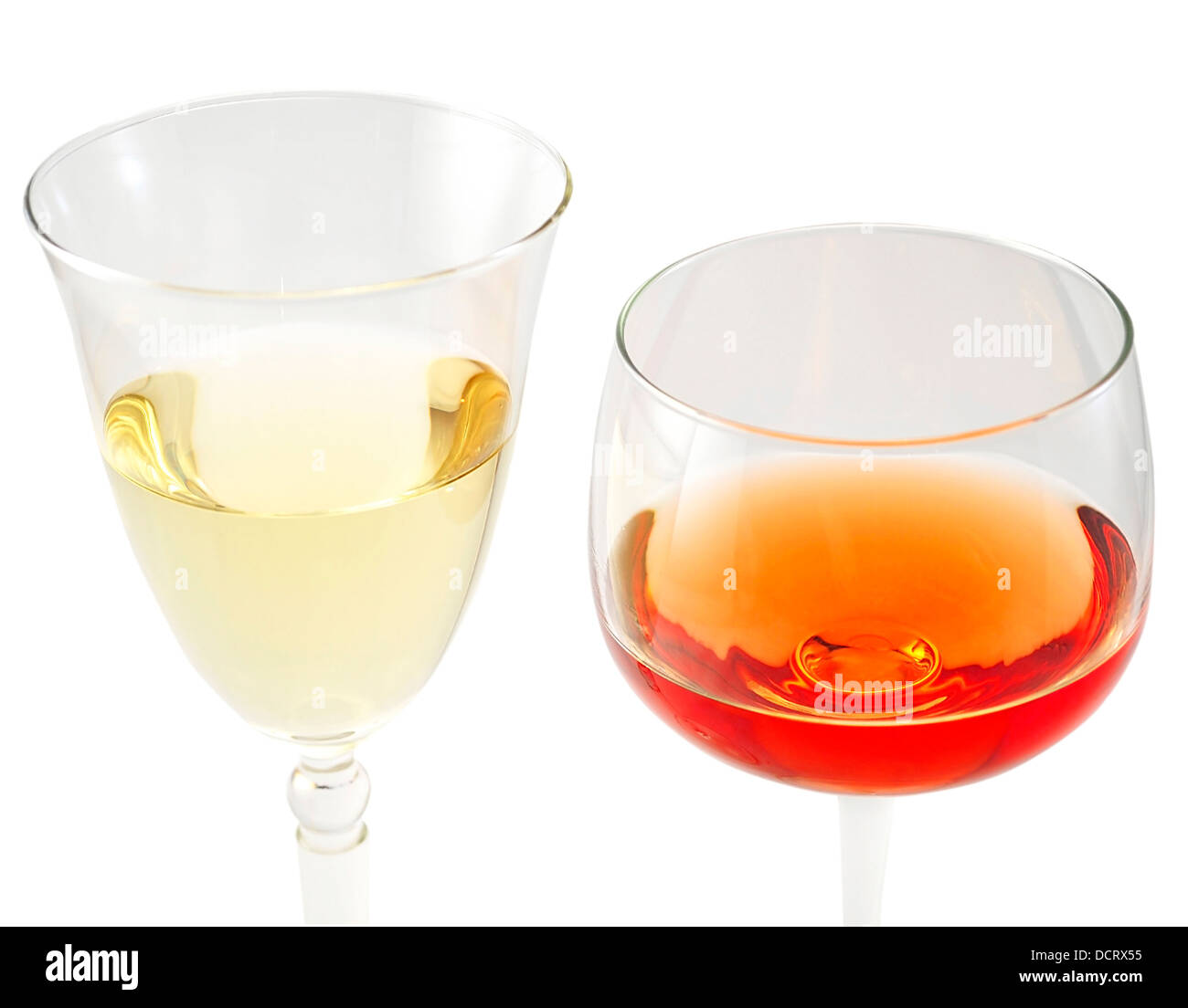 red and white wine Stock Photo - Alamy
