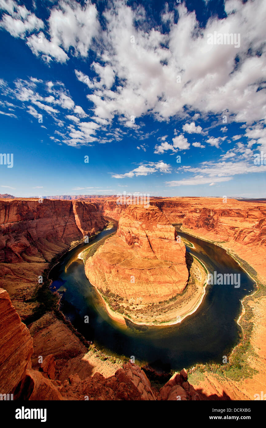 the famous Horse Shoe Bend Stock Photo - Alamy