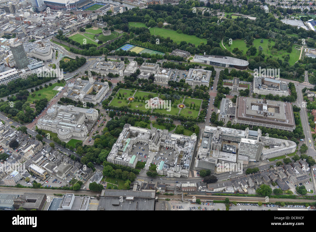 Cardiff university aerial hi-res stock photography and images - Alamy
