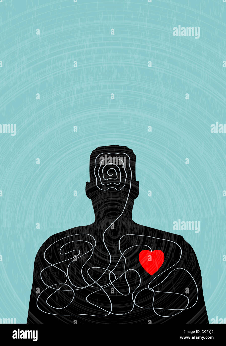 Listen to your heart Stock Photo - Alamy