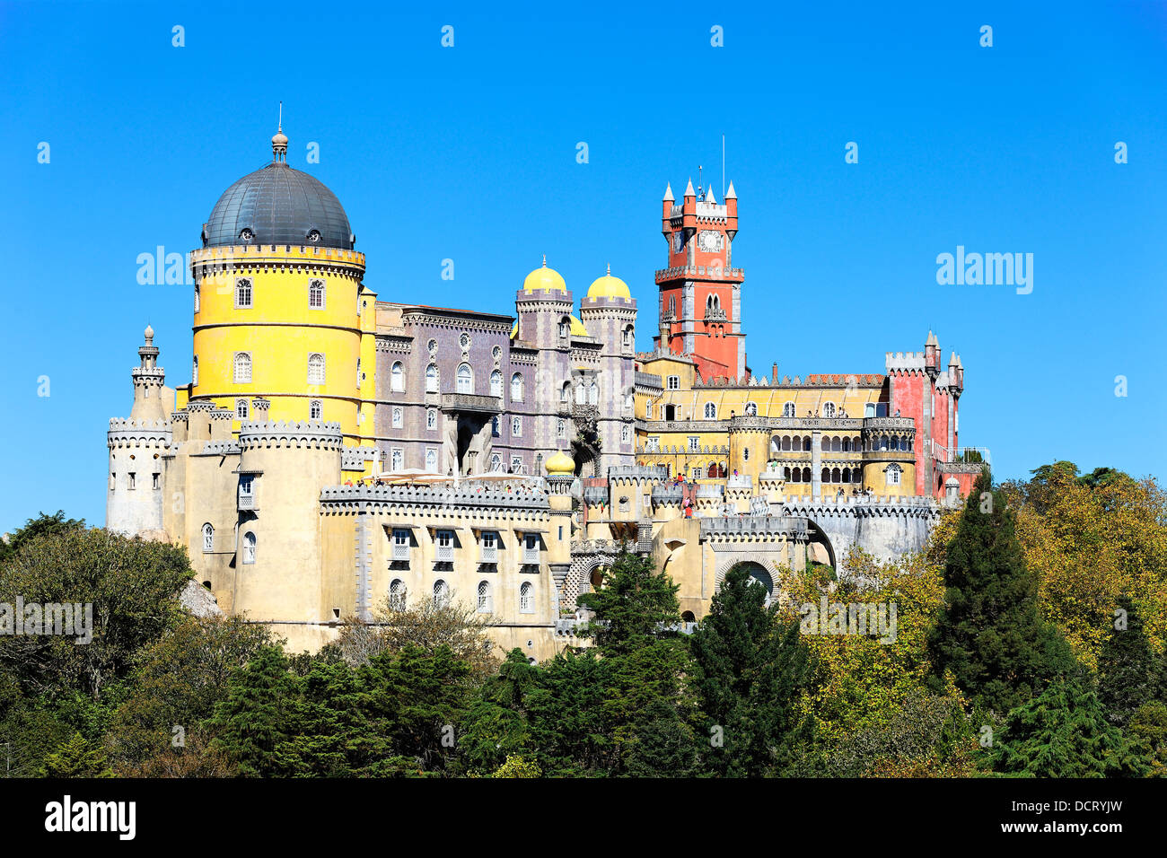 Pena National Palace in Sintra Stock Photo - Alamy