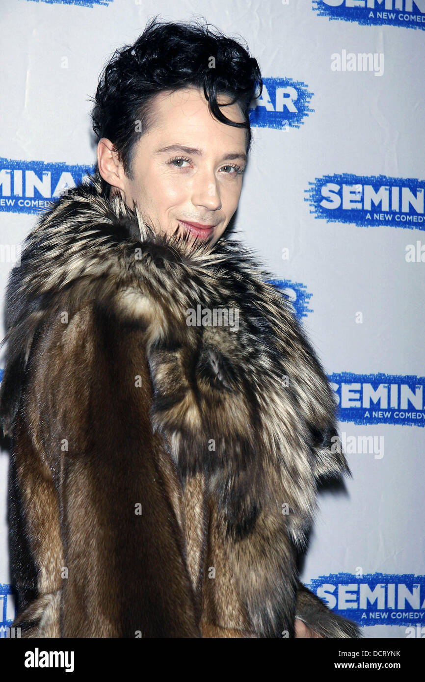 Johnny Weir Broadway World Premiere of 'Seminar' at the Golden Theatre ...
