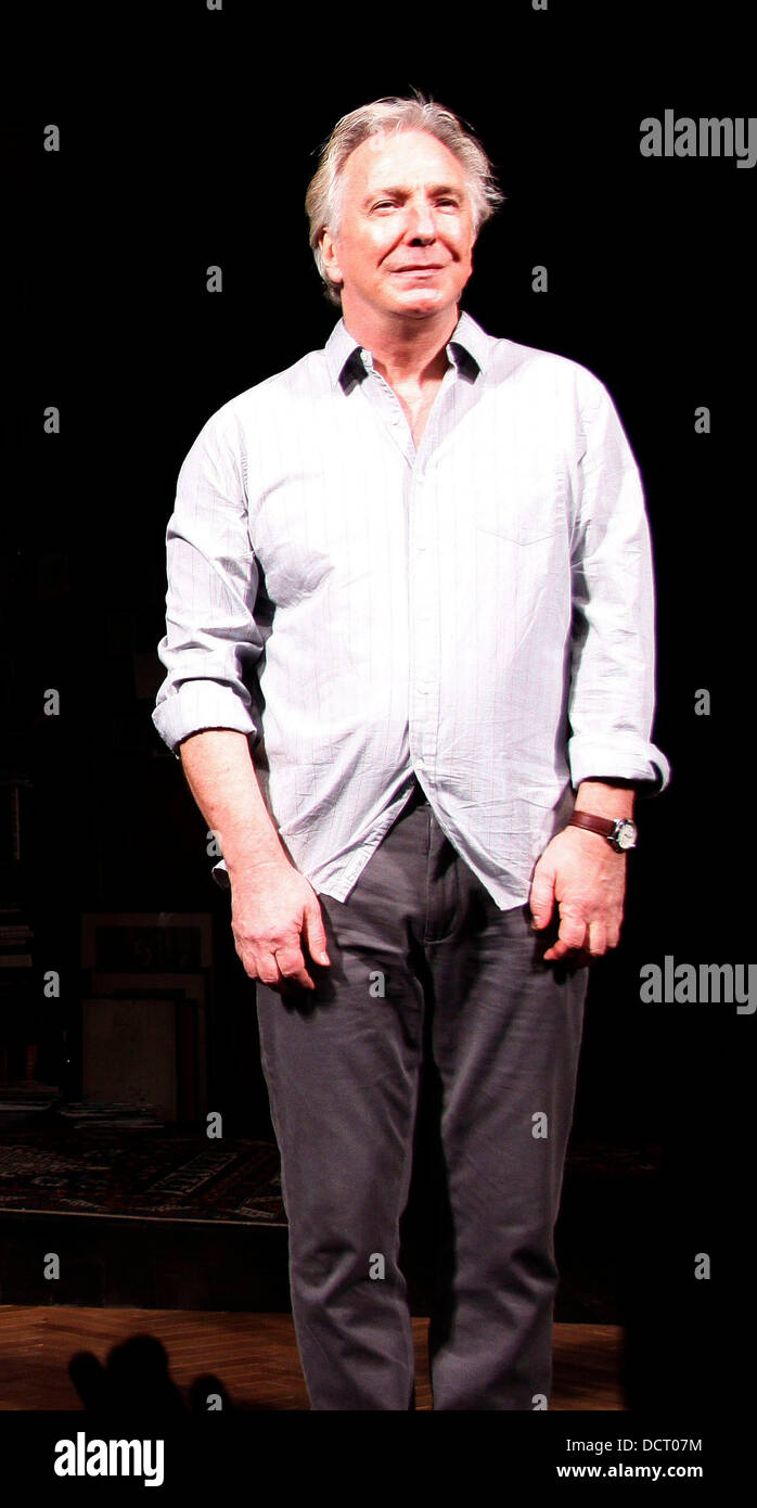 Alan Rickman Broadway World Premiere of 'Seminar' at the Golden Theatre ...