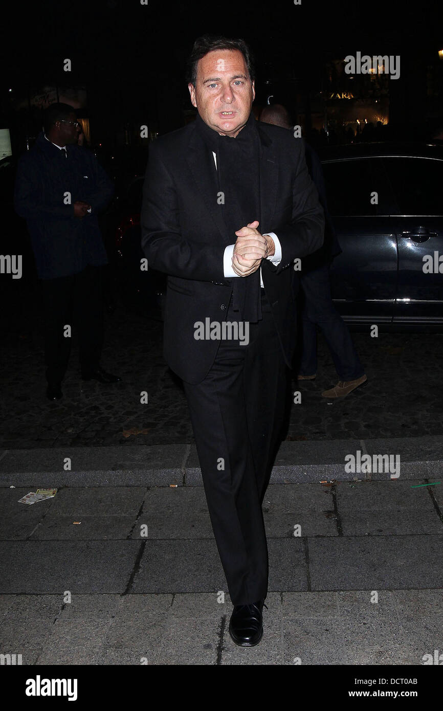 Eric Besson, at the premiere of 'Carnage' held at Cinema Gaumont ...