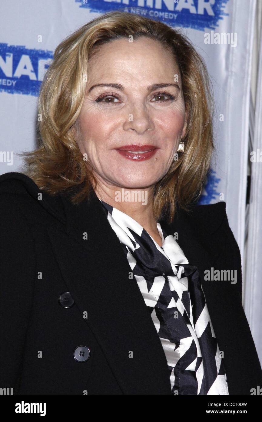 Kim Cattrall Broadway World Premiere of 'Seminar' at the Golden Theatre ...