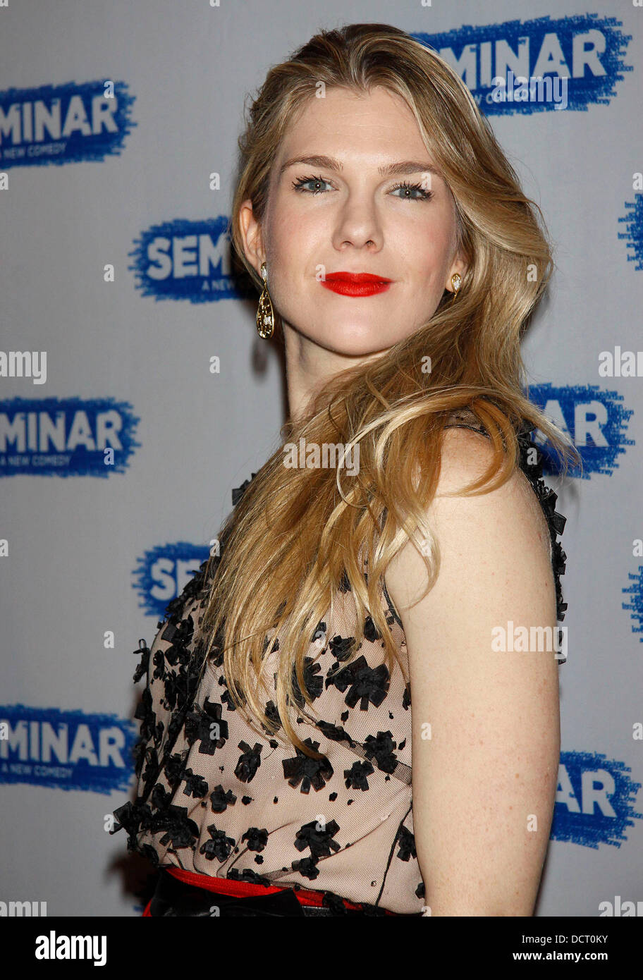 Lily Rabe After Party for the Broadway World Premiere of 'Seminar' held ...