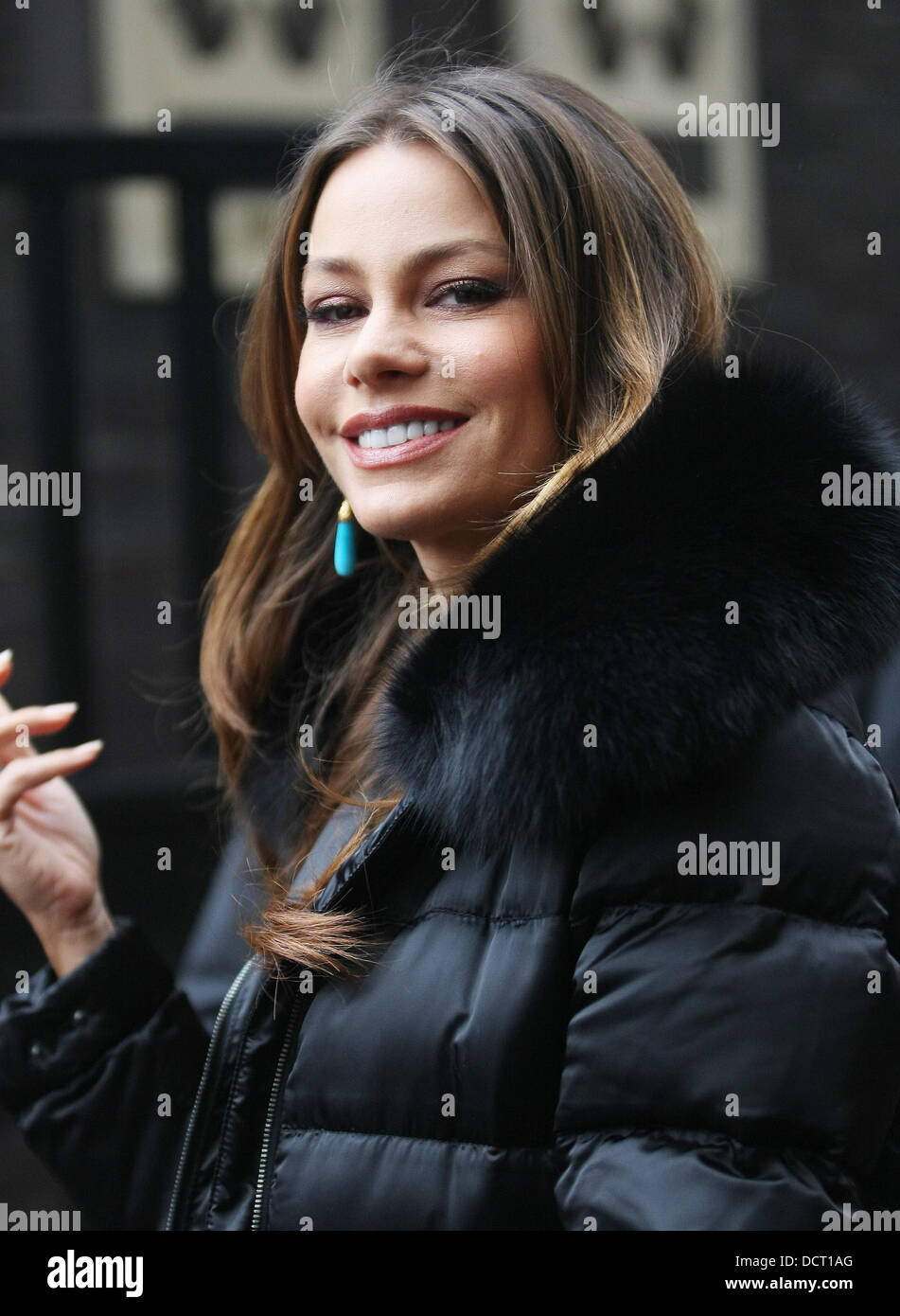 Sofia Vergara at the ITV studios London, England - 21.11.11 Stock Photo ...