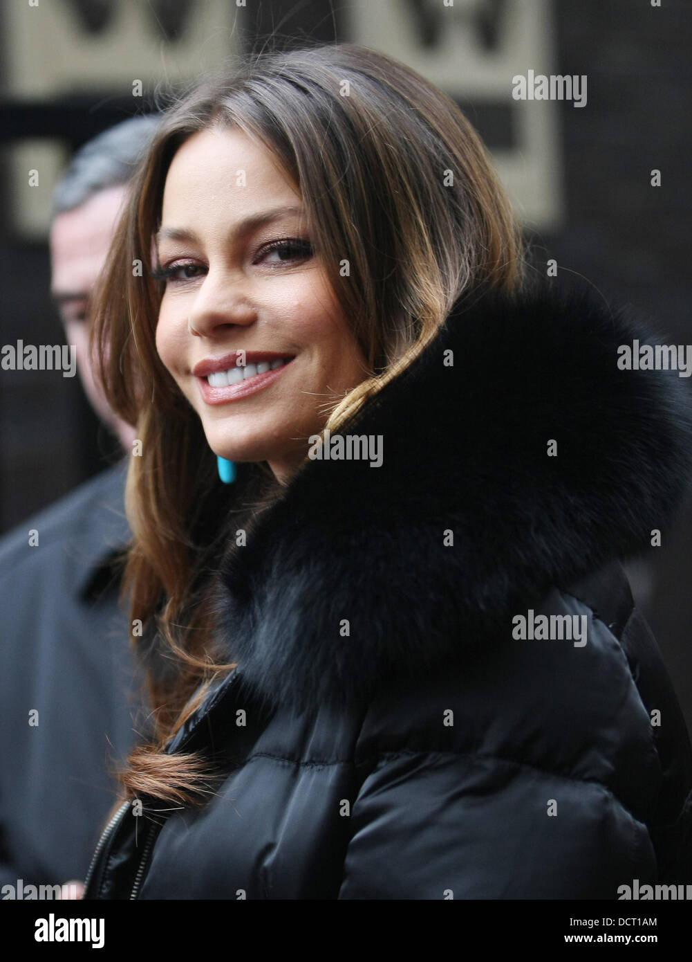 Sofia Vergara at the ITV studios London, England - 21.11.11 Stock Photo ...