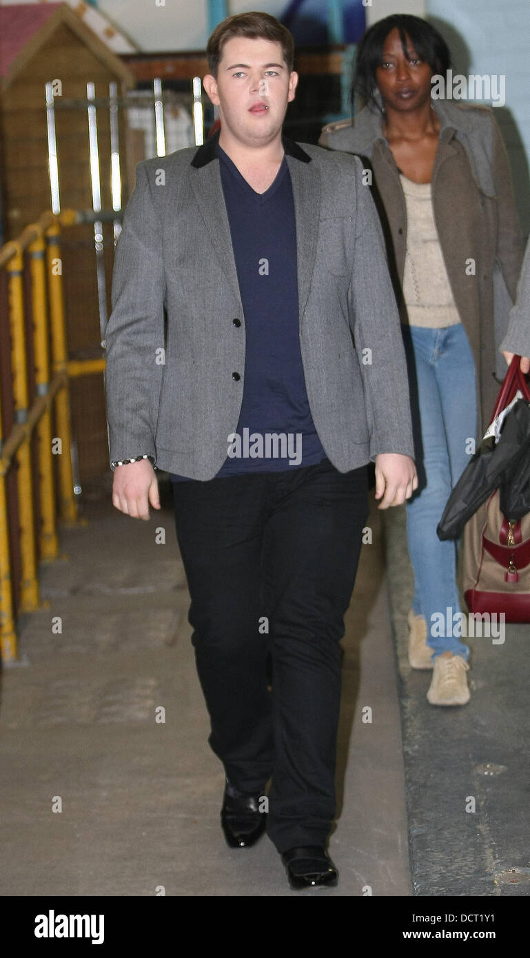 X factor' finalist Craig Colton outside the ITV studios following his ...
