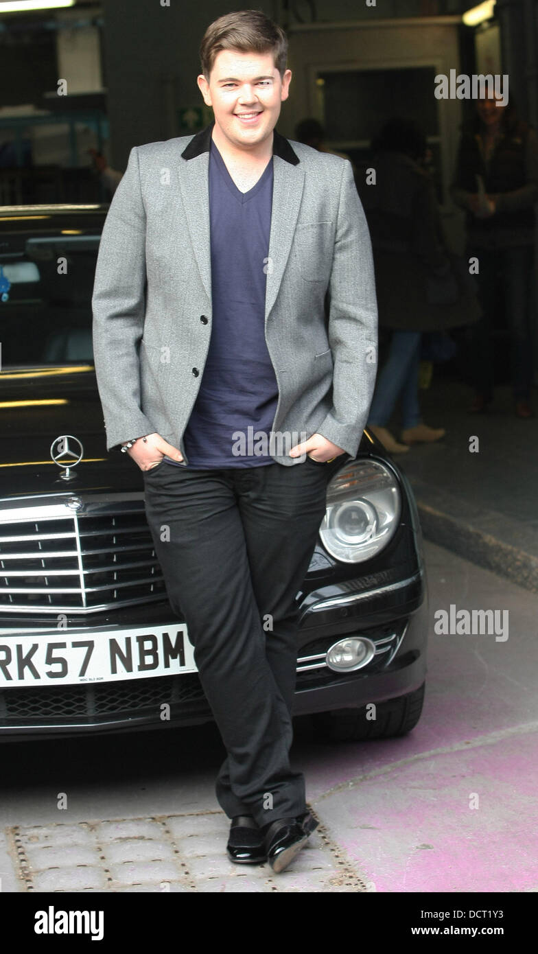 X factor' finalist Craig Colton outside the ITV studios following his ...