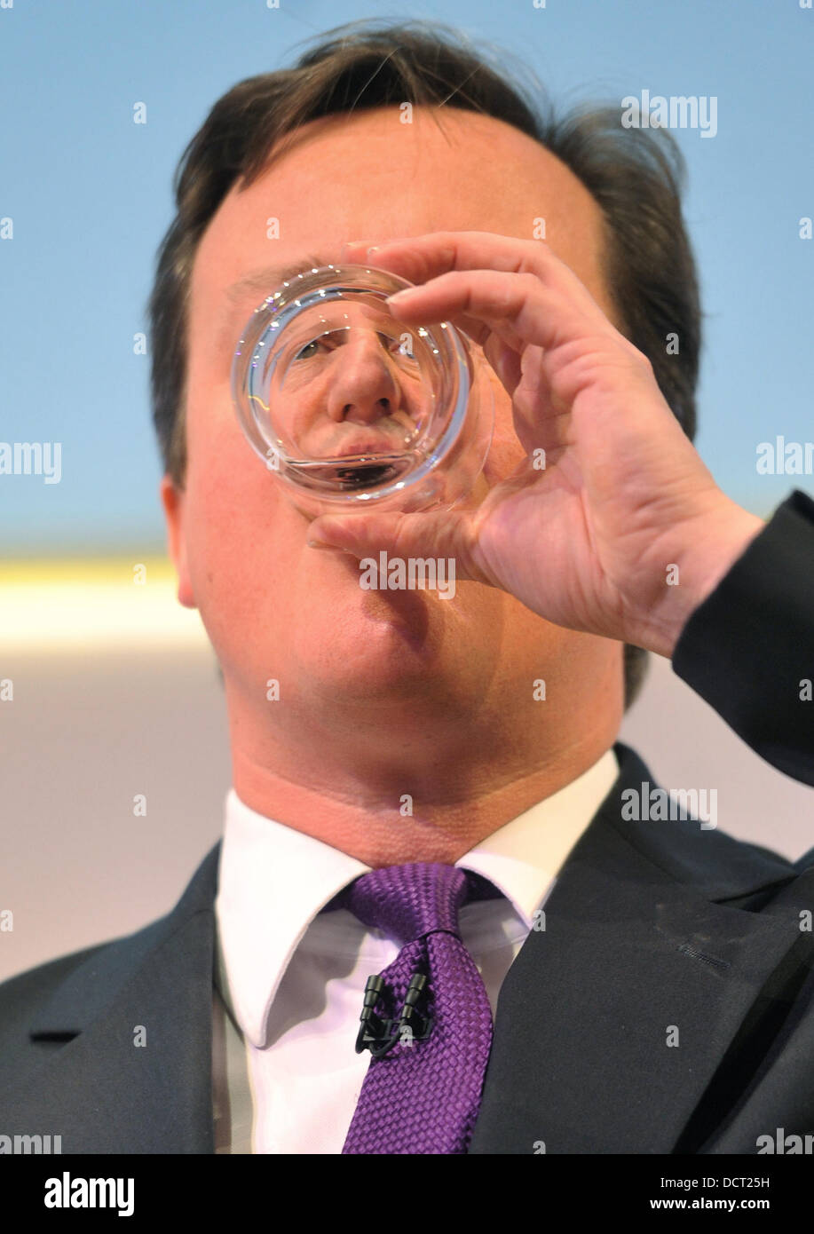 David Cameron Speaks at the CBI annual conference held at the Grosvenor ...